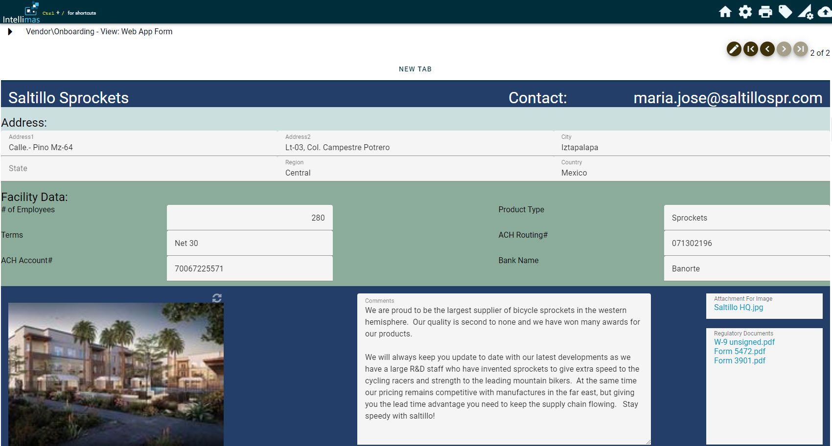Form View - Pub Forms - Singletree Technologies
